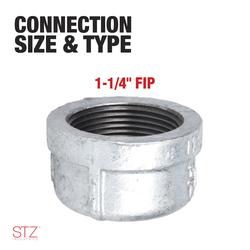 STZ Industries® 1-1/4" FIP Galvanized Pipe Cap at Menards®