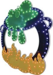 Pumpkin Hollow® 16" LED Twinkling Cauldron Halloween Yard Décor at Menards®