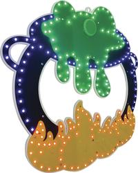 Pumpkin Hollow® 16" LED Twinkling Cauldron Halloween Yard Décor at Menards®