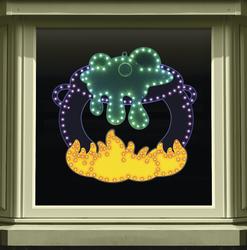 Pumpkin Hollow® 16" LED Twinkling Cauldron Halloween Yard Décor at Menards®