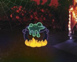 Pumpkin Hollow® 16" LED Twinkling Cauldron Halloween Yard Décor at Menards®