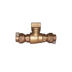 Legend™ 1" Pack Joint Bronze Curb Stop Valve at Menards®