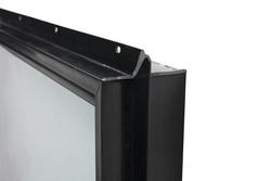 Performax™ 24"W x 36"H Black Vinyl Double-Hung Window with Nailing ...