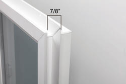 Performax™ 36"W x 60"H White Vinyl Double-Hung Window with Nailing ...