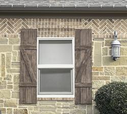 Performax™ 30"W x 48"H White Vinyl Single-Hung Window with Nailing ...