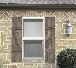 Performax™ 36"W x 54"H White Vinyl Single-Hung Window with Nailing ...