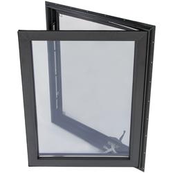 Performax™ 30"W x 48"H Black Right-Hinge Vinyl Casement Window with ...