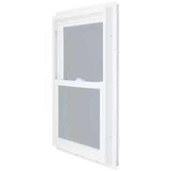 Performax™ 24"W x 36"H White Vinyl Double-Hung Window with Nailing ...