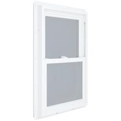 Performax™ 24"W x 36"H White Vinyl Double-Hung Window with Nailing ...