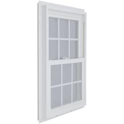Performax™ 24"W x 36"H White Vinyl Double-Hung Window with Nailing ...