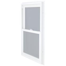 Performax™ 24"W x 42"H White Vinyl Double-Hung Window with Nailing ...