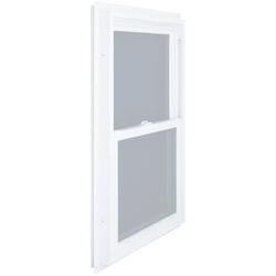 Performax™ 24"W x 42"H White Vinyl Double-Hung Window with Nailing ...