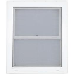Performax™ 30"W x 36"H White Vinyl Double-Hung Window with Nailing ...