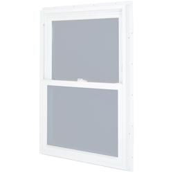 Performax™ 30"W x 42"H White Vinyl Double-Hung Window with Nailing ...