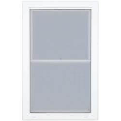 Performax™ 30"W x 48"H White Vinyl Double-Hung Window with Nailing ...