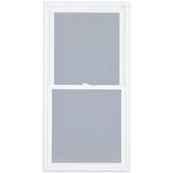 Performax™ 30"W x 60"H White Vinyl Double-Hung Window with Nailing ...