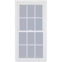 Performax™ 30"W x 60"H White Vinyl Double-Hung Window with Nailing ...