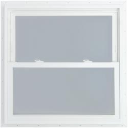 Performax™ 36"W x 36"H White Vinyl Double-Hung Window with Nailing ...