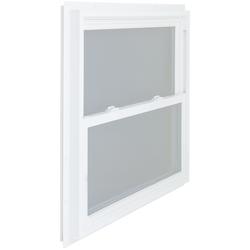 Performax™ 36"W x 36"H White Vinyl Double-Hung Window with Nailing ...