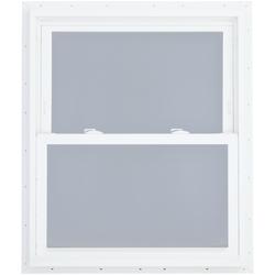 Performax™ 32"W x 38"H White Vinyl Double-Hung Window with Nailing ...