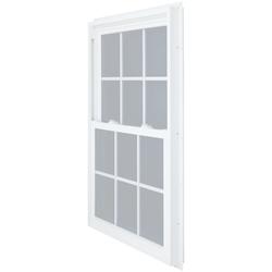 Performax™ 32"W x 48"H White Vinyl Double-Hung Window with Nailing ...