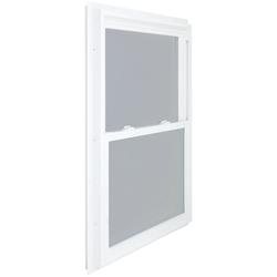 Performax™ 32"W x 48"H White Vinyl Double-Hung Window with Nailing ...