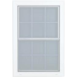 Performax™ 32"W x 48"H White Vinyl Double-Hung Window with Nailing ...