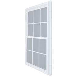 Performax™ 36"W x 60"H White Vinyl Double-Hung Window with Nailing ...