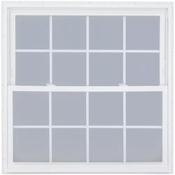 Performax™ 48"W x 48"H White Vinyl Double-Hung Window with Nailing ...