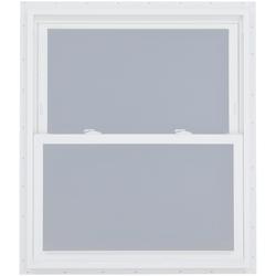 Performax™ 36"W x 42"H White Vinyl Double-Hung Window with Nailing ...
