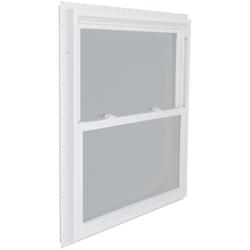 Performax™ 36"W x 42"H White Vinyl Double-Hung Window with Nailing ...