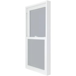 Performax™ 24-1/4"W x 46"H White Vinyl Double-Hung Replacement Window ...