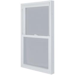 Performax™ 28-1/4"W x 46"H White Vinyl Double-Hung Replacement Window ...