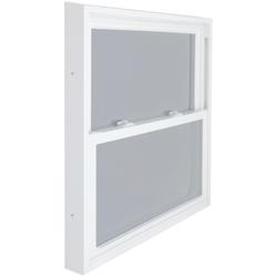 Performax™ 32-1/4"W x 38"H White Vinyl Double-Hung Replacement Window ...