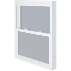 Performax™ 32-1/4"W x 38"H White Vinyl Double-Hung Replacement Window ...