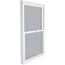 Performax™ 32-1/4"W x 54"H White Vinyl Double-Hung Replacement Window ...