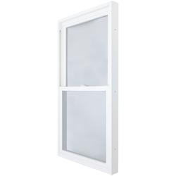 Performax™ 28-1/4"W x 54"H White Vinyl Double-Hung Replacement Window ...