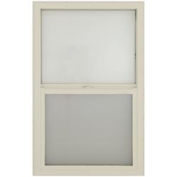 Performax™ 30"W x 48"H Tan Vinyl Single-Hung Window with Nailing Flange ...