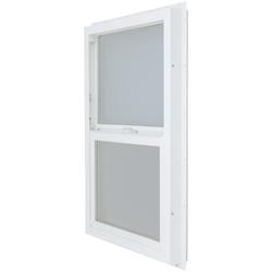 Performax™ 24"W x 36"H White Vinyl Single-Hung Window with Nailing ...