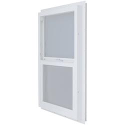 Performax™ 24"W x 36"H White Vinyl Single-Hung Window with Nailing ...