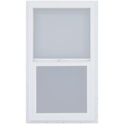 Performax™ 24"W x 42"H White Vinyl Single-Hung Window with Nailing ...