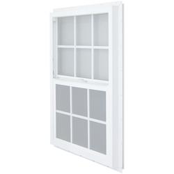 Performax™ 30"W x 42"H White Vinyl Single-Hung Window with Nailing ...