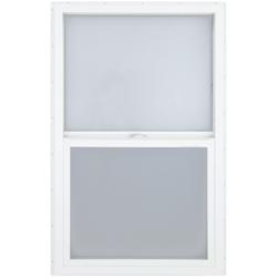 Performax™ 30"W x 48"H White Vinyl Single-Hung Window with Nailing ...