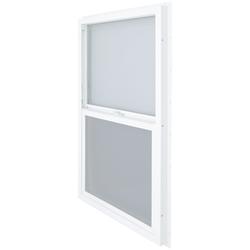 Performax™ 30"W x 48"H White Vinyl Single-Hung Window with Nailing ...