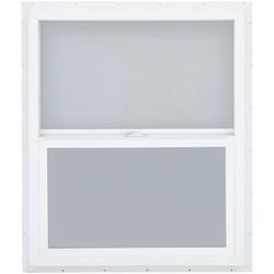 Performax™ 32"W x 38"H White Vinyl Single-Hung Window with Nailing ...
