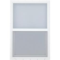 Performax™ 32"W x 48"H White Vinyl Single-Hung Window with Nailing ...