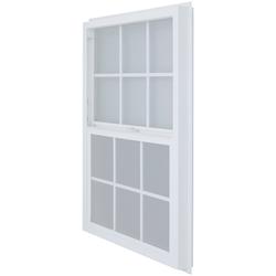 Performax™ 32"W x 48"H White Vinyl Single-Hung Window with Nailing ...