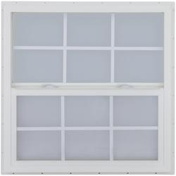 Performax™ 36"W x 36"H White Vinyl Single-Hung Window with Nailing ...