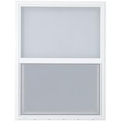 Performax™ 36"W x 48"H White Vinyl Single-Hung Window with Nailing ...