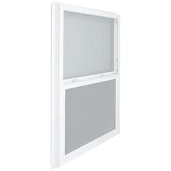 Performax™ 36"W x 48"H White Vinyl Single-Hung Window with Nailing ...